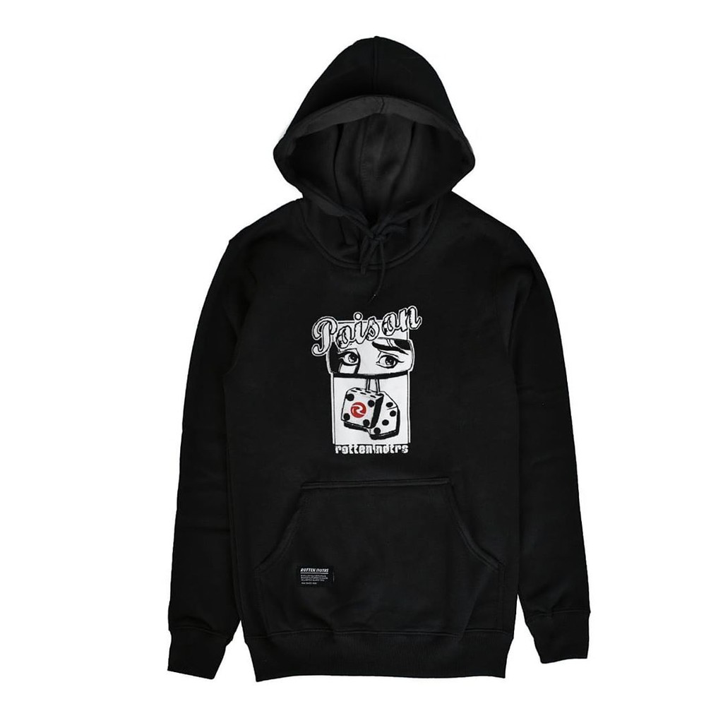 Jual Rotten - Poison Black Hoodie | Shopee Indonesia