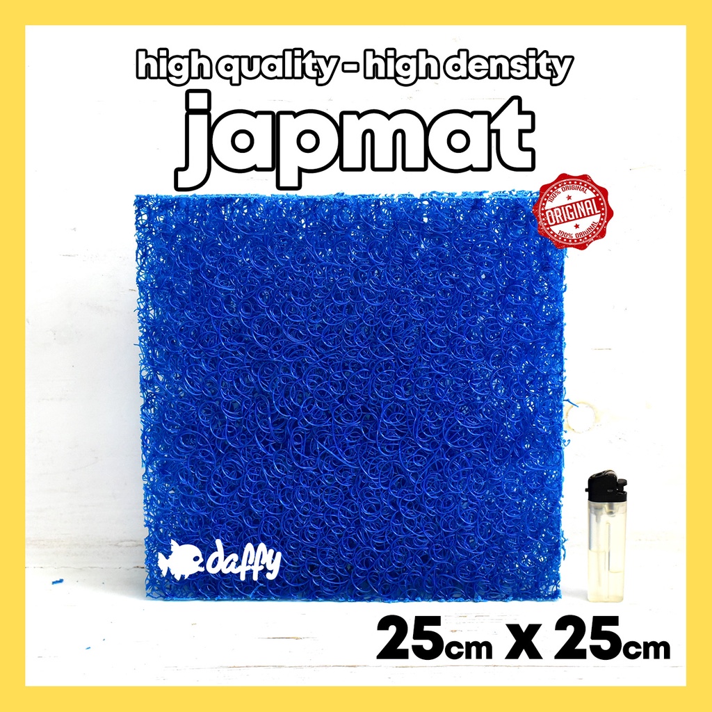 Jual JAPMAT 25x25 cm FILTER MAT media filter mekanis akuarium kolam ...