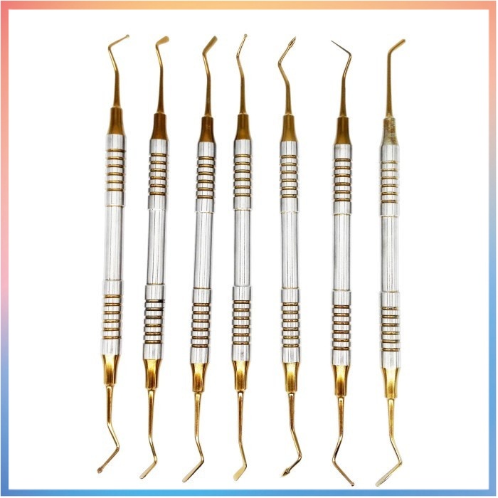 Jual Dental Composite Filling Instrument Set Kit / Gold | Shopee Indonesia