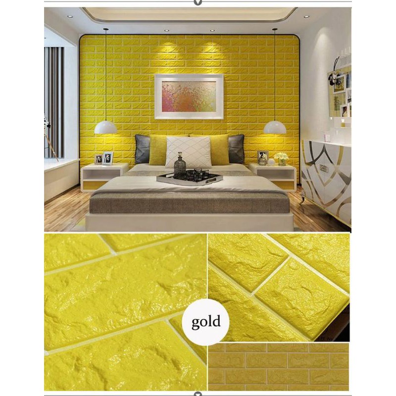 Jual Wallpaper Dinding 3D Batu Bata | Shopee Indonesia
