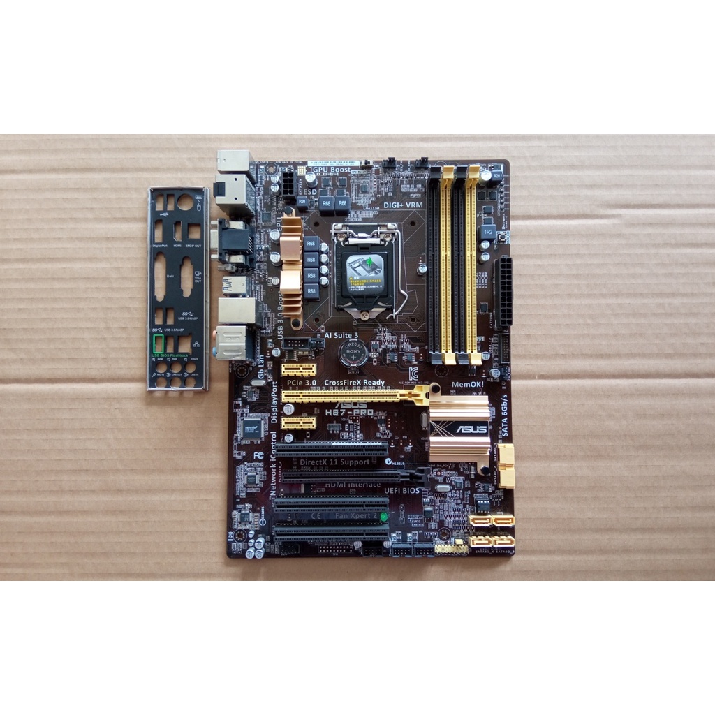Jual MOBO Mainboard Motherboard Gaming ASUS H87-PRO LGA 1150 support B85 B85M H81 H81M H97 Q85 ...