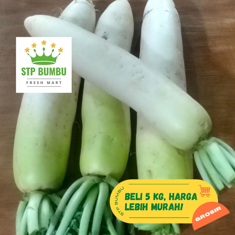 Jual Lobak Putih Segar Fresh 1kg | Shopee Indonesia