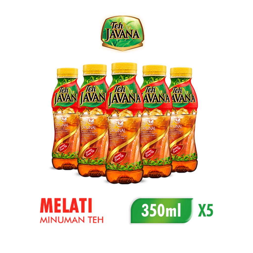 Jual Teh Javana Melati Botol 350 ml x5 | Shopee Indonesia