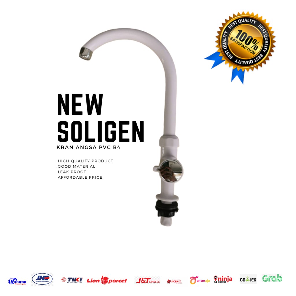 Jual keran Angsa pvc New Soligen BS4 - Kran sink tanam | Shopee Indonesia