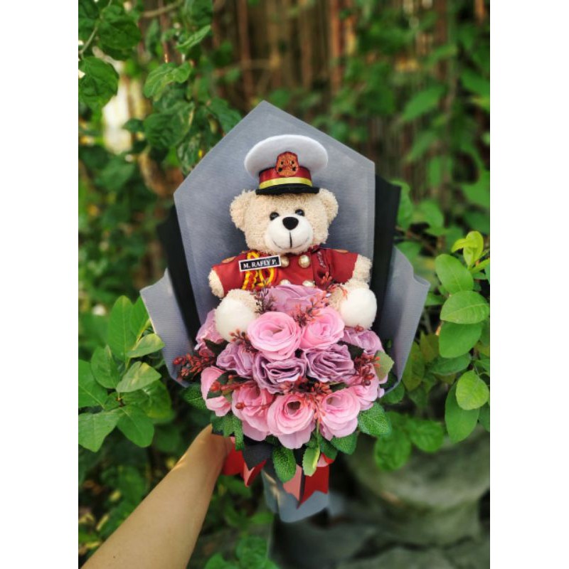 Jual Bouquet Boneka Profesi (Custom) - Buket Boneka Profesi TNI, Akpol ...