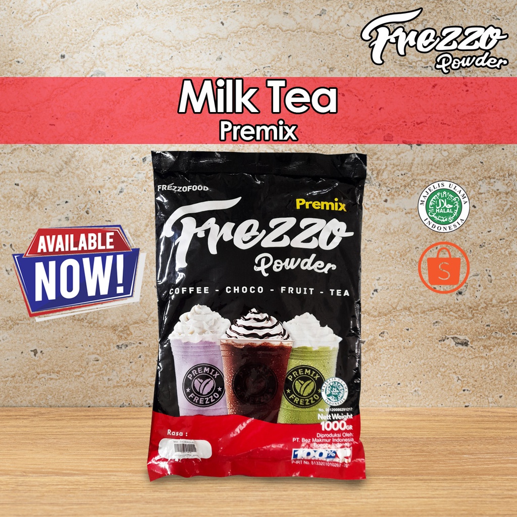 Jual BUBUK MINUMAN POWDER MILK TEA FREZZO | Shopee Indonesia