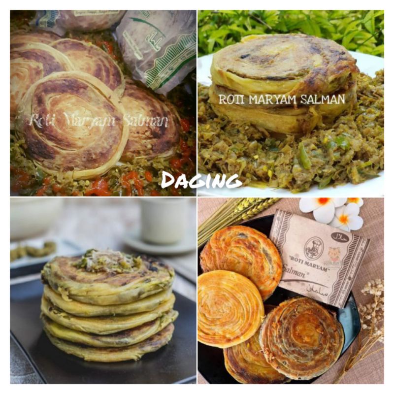 Jual Roti Maryam Salman Asli Rasa DAGING 1 Pack Isi 5 Roti Mariam ...