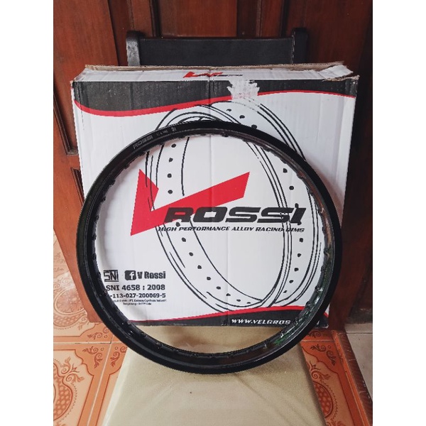 Jual velg v-rossi hitam glossy gilap set uk 140/160/185 ring 17 ...