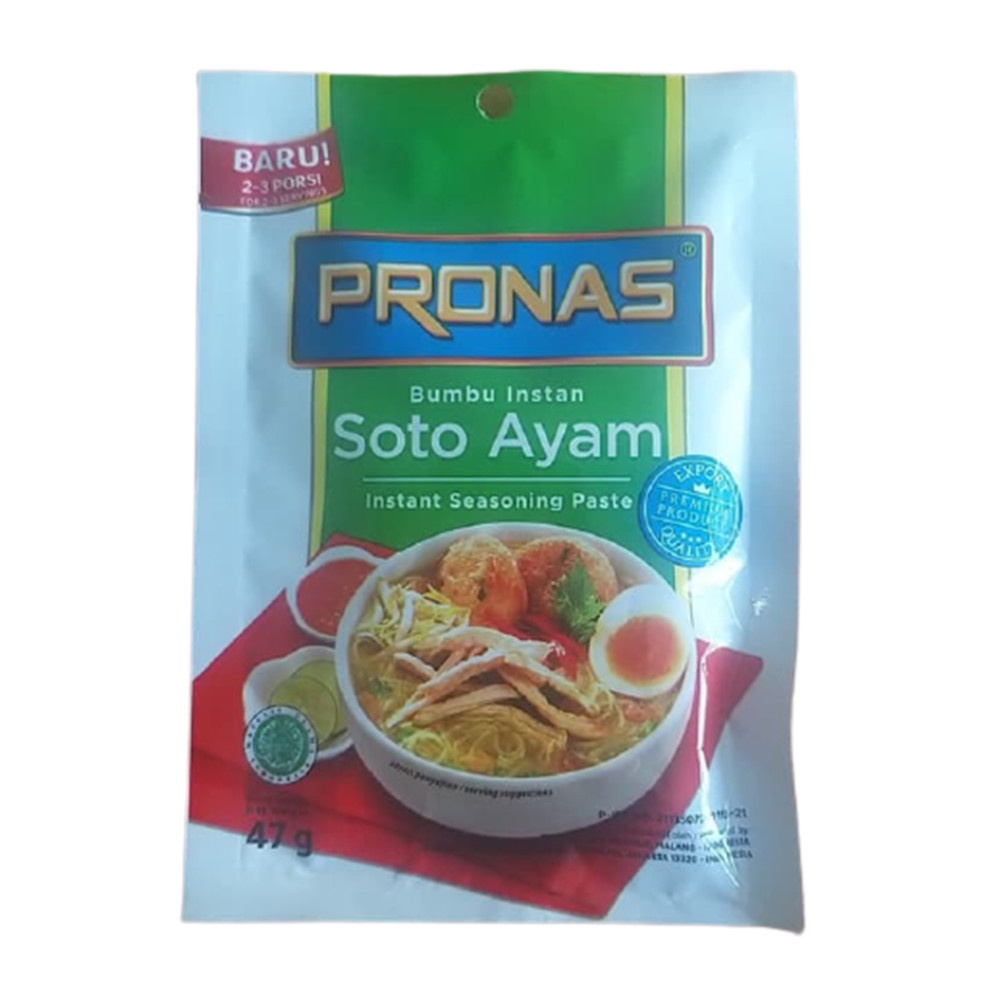 Jual PRONAS Bumbu Soto Ayam 47 g | Shopee Indonesia