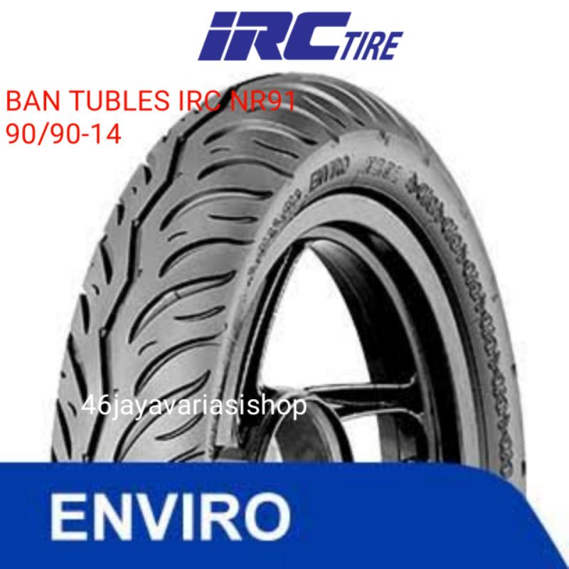 Jual BAN LUAR TUBELESS MATIC IRC NR91 ENVIRO RING 14 UKURAN 70/90-14,80/90-14,90/90-14 FREE ...