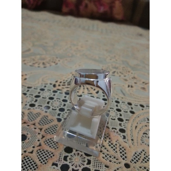 Jual emban cincin perak 925 handmade model menyamping01 | Shopee Indonesia