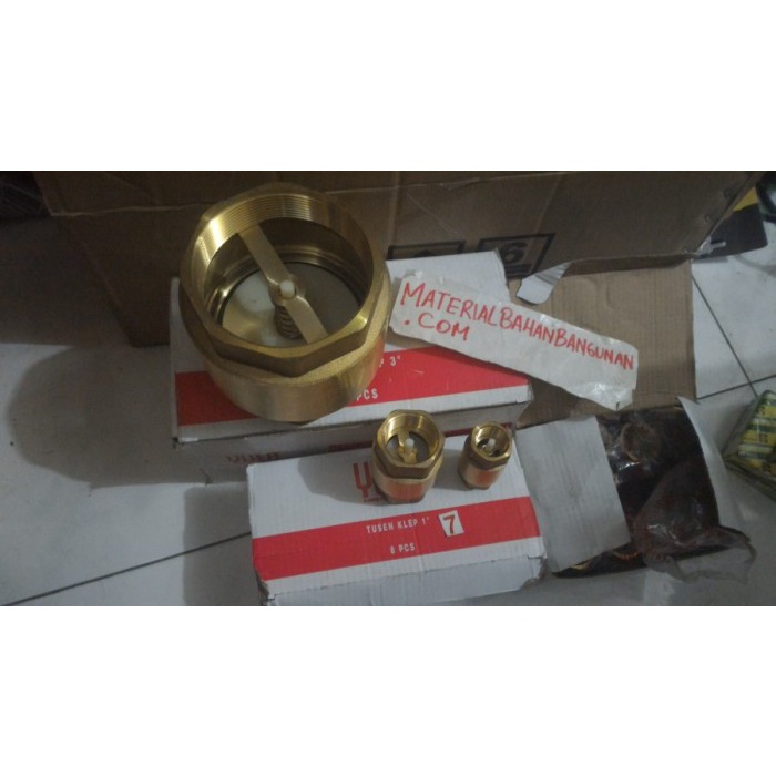 Jual Hadir Tusen Klep Yuta 2 Inch Foot Valve Kuningan Sambungan Air ...