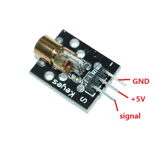 Jual 5V 650nm Laser Head Diode Transmitter Sensor Module for Arduino KY ...