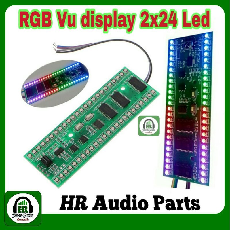 Jual Vu Meter Led RGB 2x24 Stereo Spectrum Audio Level Indikator ...