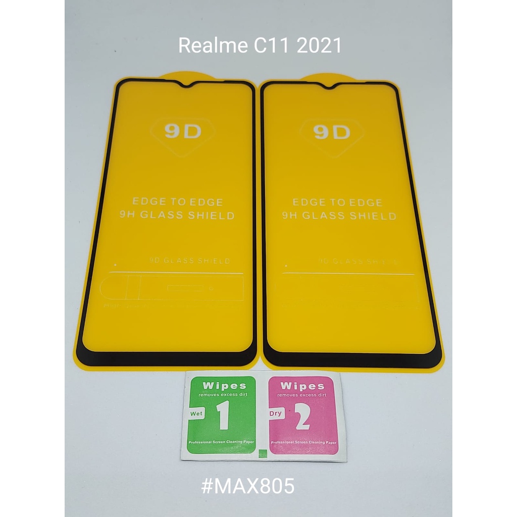 Jual Tempered Glass 9D Full HD Realme C11 2021 Glass Pelindung Layar | Shopee Indonesia