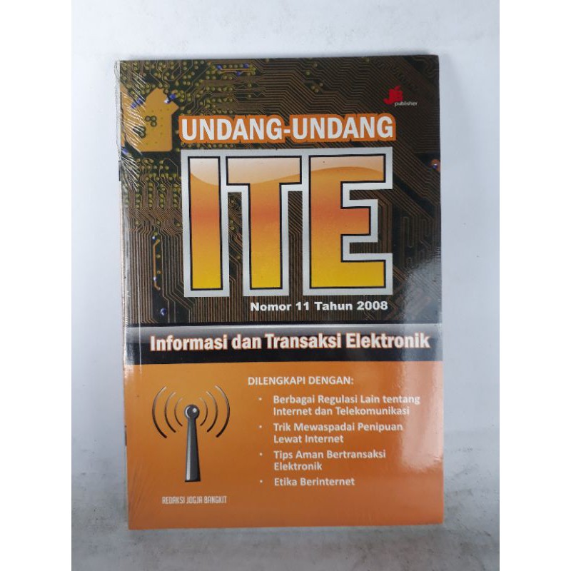 Jual Undang-Undang ITE Informasi dan Transaksi Elektronik . vrh2 ...