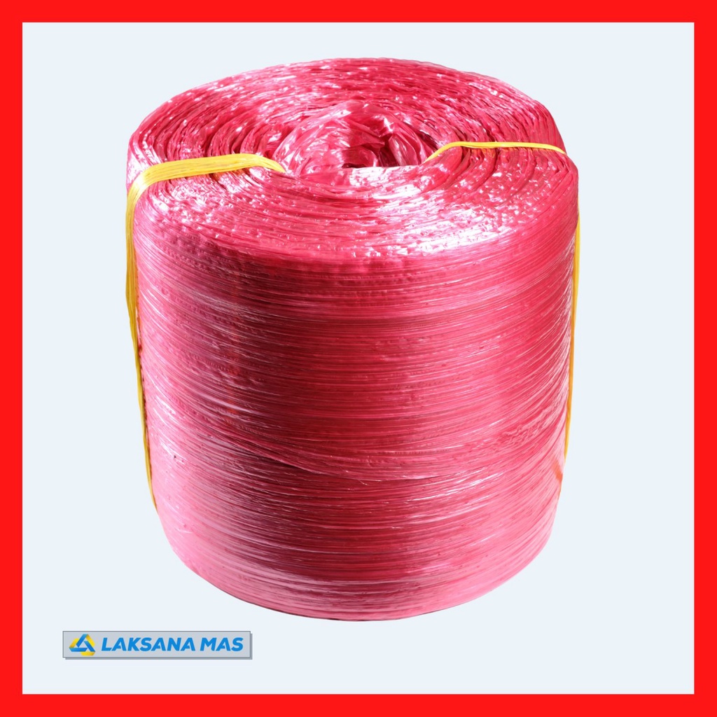 Jual Tali Rafia Plastik Laksanamas Super Warna Glossy Merah/Biru/Kuning ...