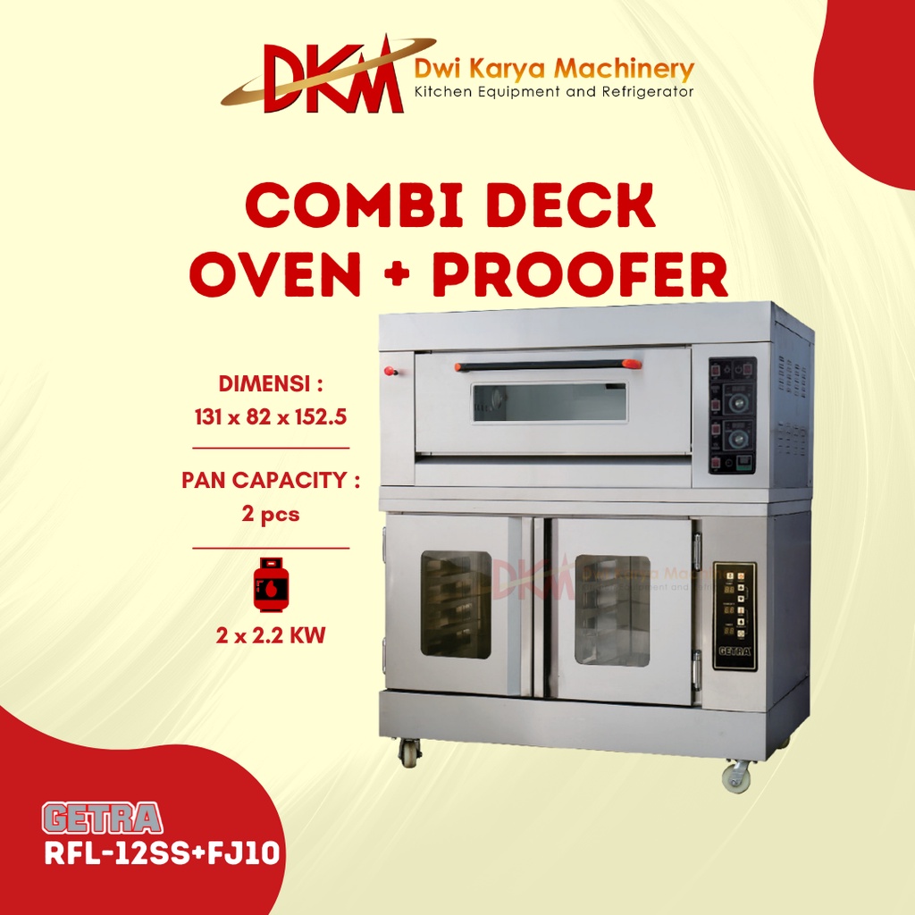 Jual Combi Oven + Proofer Getra RFL-12SS+FJ10 | Shopee Indonesia