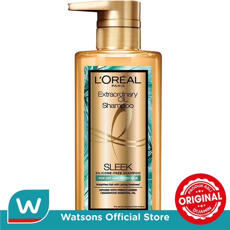 Jual L'Oreal Elseve Extraordinary Smooth Shampoo 440ml | Shopee Indonesia