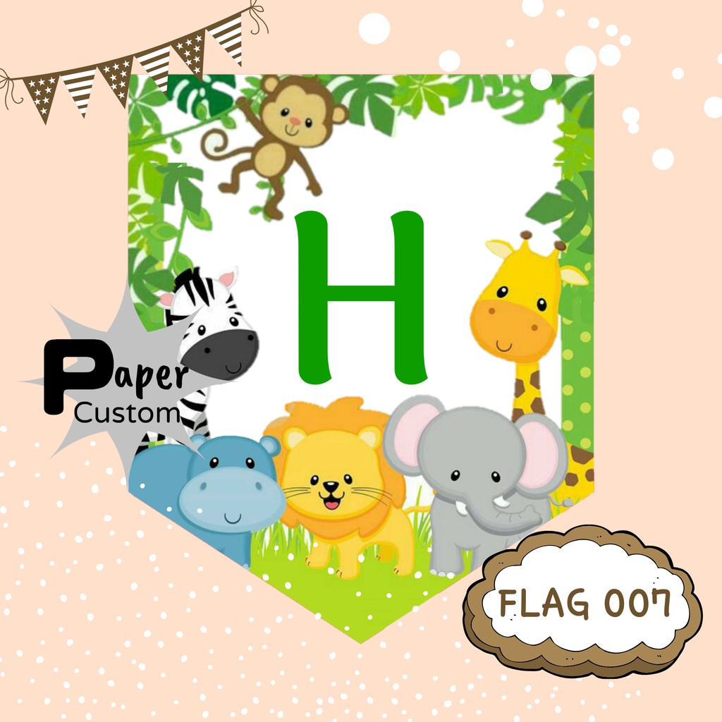 Jual FLAG TEMA JUNGLE | Shopee Indonesia