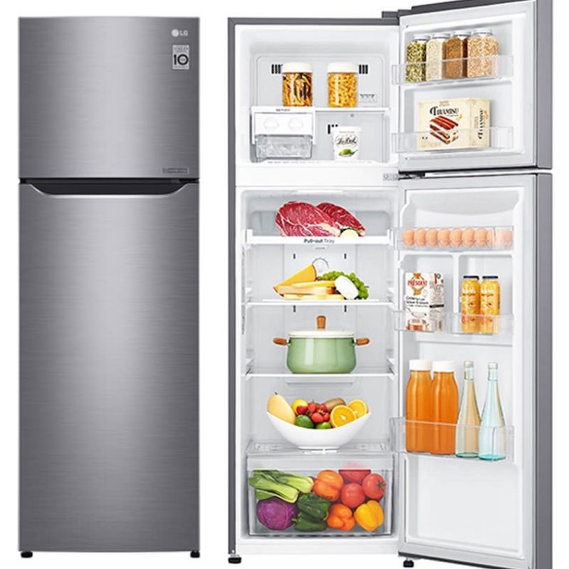 Jual KULKAS LG 2 PINTU INVERTER GN-B 215 SQMT(LEMARI ES) GARANSI RESMI 10TH | Shopee Indonesia