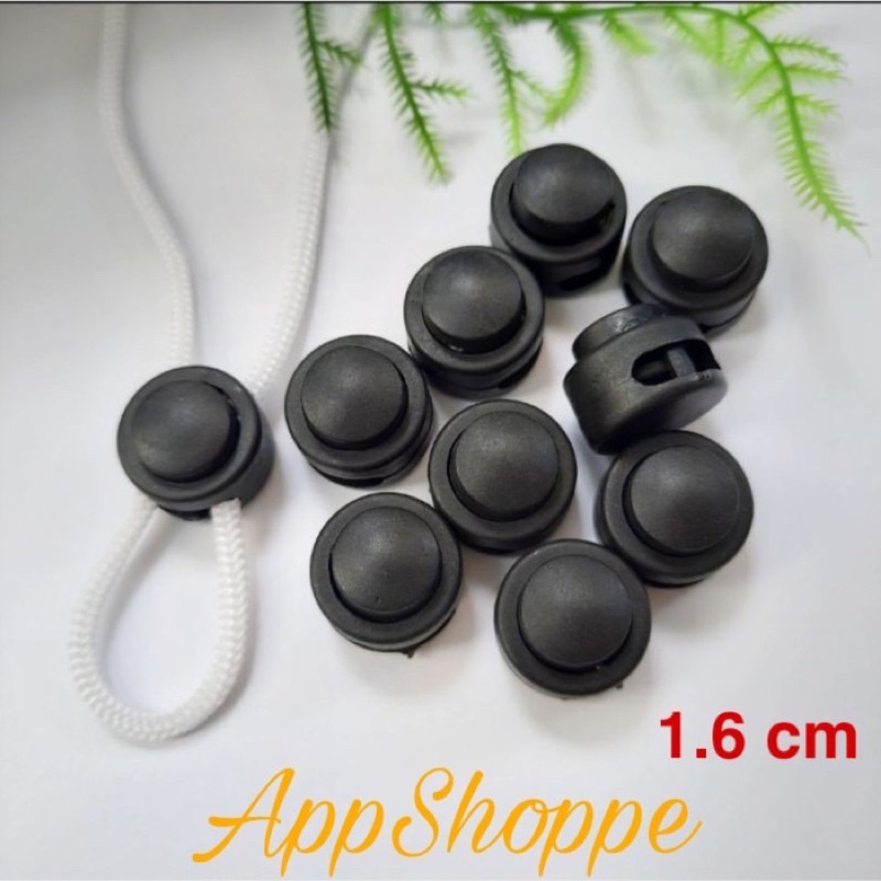 Jual STOPPER KLAKSON | Stopper Tali Bulat Lubang Dua Plastik | Shopee ...