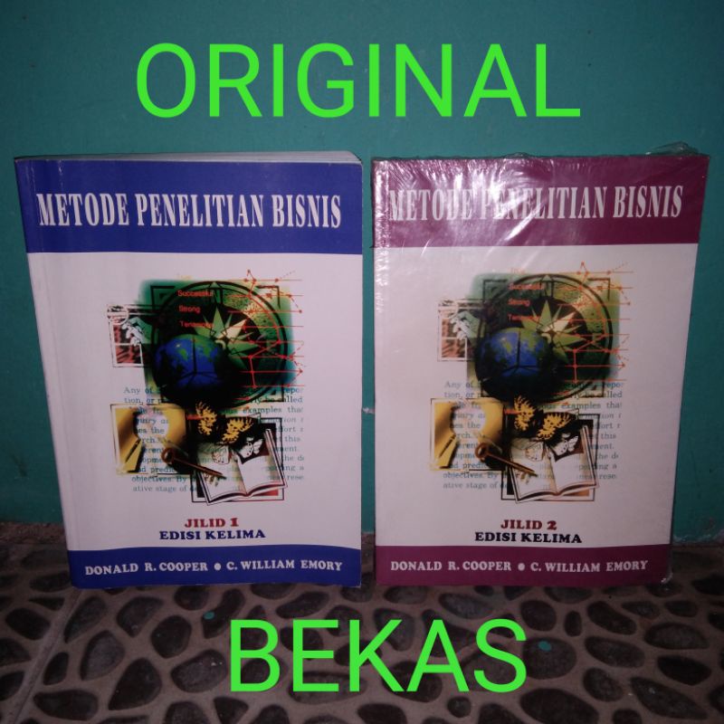 Jual Metode Penelitian Bisnis Jilid 1 dan 2 Edisi 5 Kelima - Donal R ...