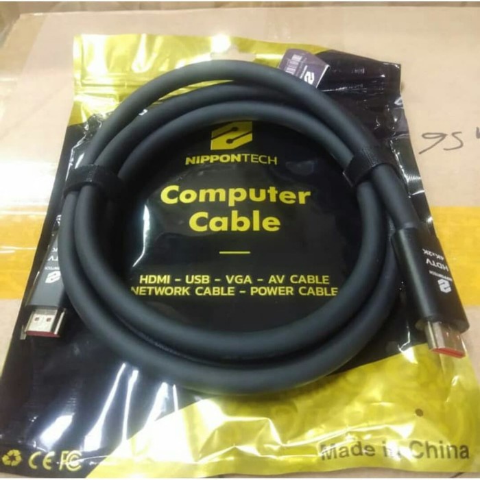 Jual Kabel Hdmi Versi 2.0. 4k. 10 meter. NipponTech | Shopee Indonesia