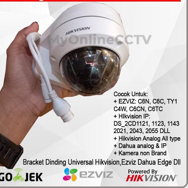 Jual Bracket Dinding Kamera CCTV Indoor Hikvision Ezviz IP cam C6CN C6N ...