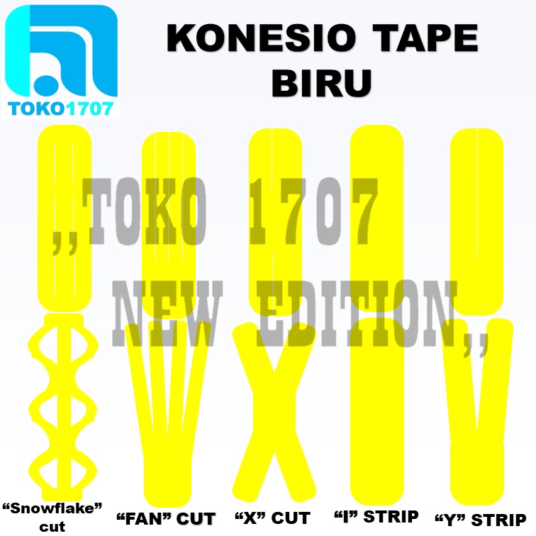 Jual KINESIOLOGY TAPPING 5cm x 25 Cm KINESIO tape otot taping muscle ...