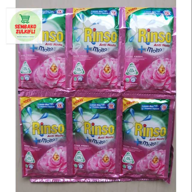 Jual Rinso Cair sachet 40 ml (1renteng 6 pcs) | Shopee Indonesia