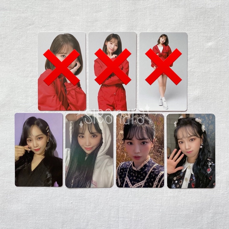 Jual photocard iz*one / izone kim chaewon secret time diary fankit glitter special surpriz photo ...