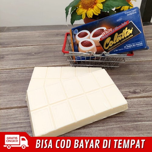 Jual Coklat Colatta White Batangan 500gr Chocolate Compound Patahan ...