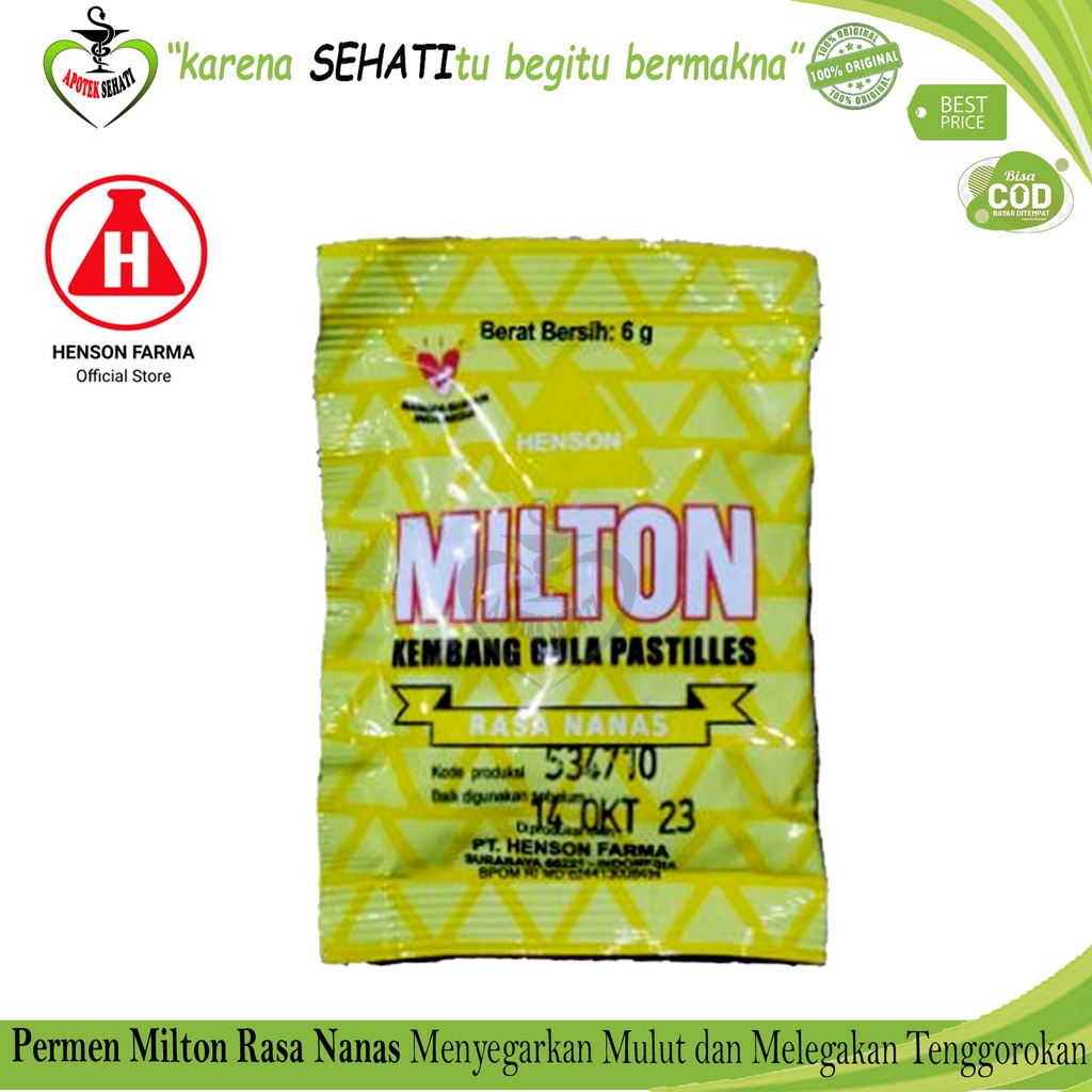 Jual Milton Permen Sachet All Varian Milton Pastiles Candy | Shopee ...