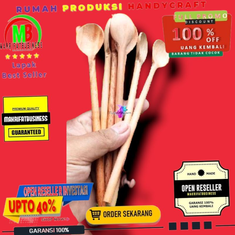 Jual Produk Sendok korea bulat kayu mahoni 20 cm By Intan Official ...