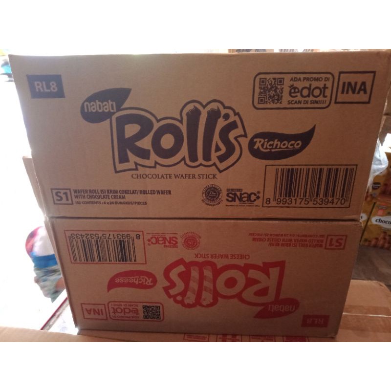 Jual nabati Roll 1 Karton 6 Box x 20pcs | Shopee Indonesia
