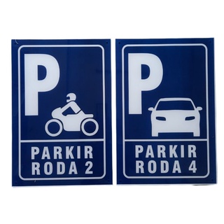 Jual Poster / Stiker Parkir Roda 2 dan Roda 4 | Shopee Indonesia