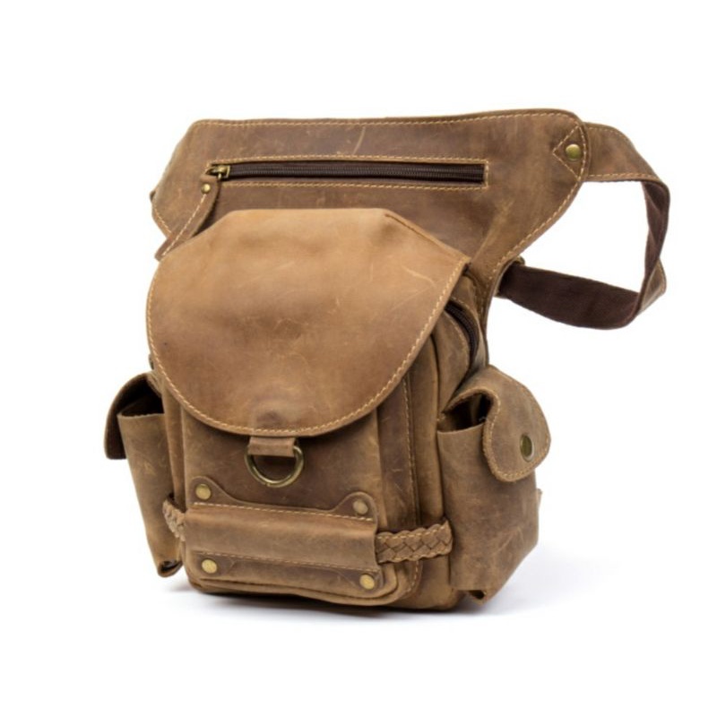 Jual tas kulit asli - tas pinggang kulit - tas kulit pria original ...