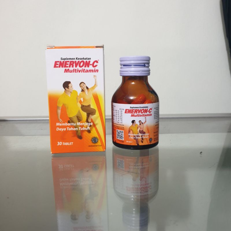 Jual Enervon C botol 30 tablet | Shopee Indonesia