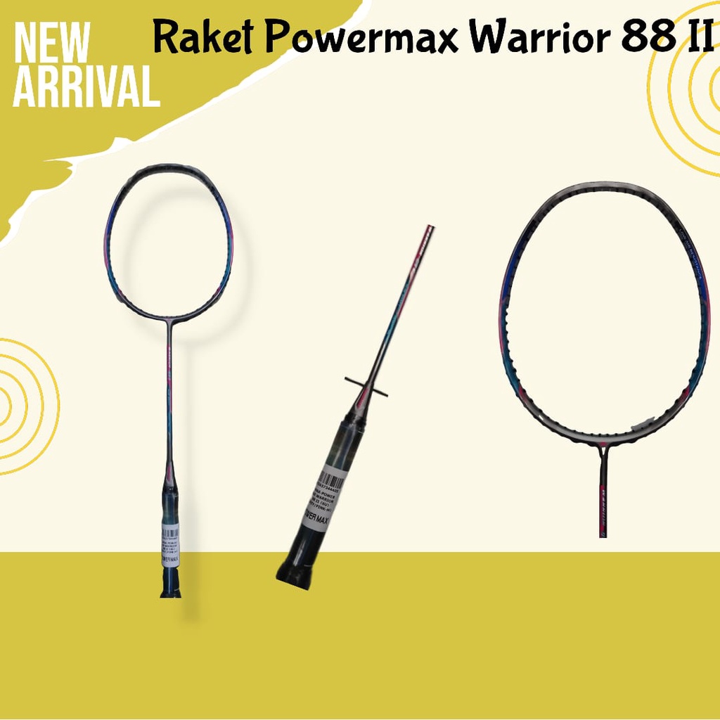Jual Raket Badminton Powermax Warrior 88 II Original Raket Powermax ...