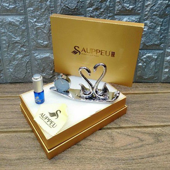 Jual Pajangan Dashboard Mobil Angsa Dan Jam | Shopee Indonesia