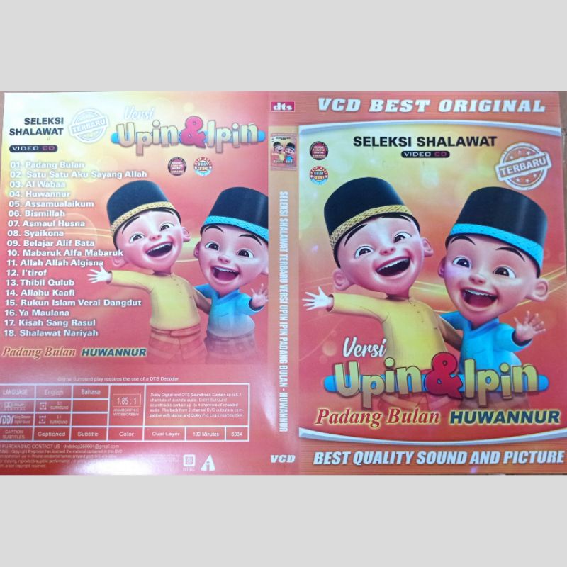 Jual KASET VIDEO LAGU ANAK SELEKSI SHALAWAT VERSI UPIN & IPIN | Shopee Indonesia