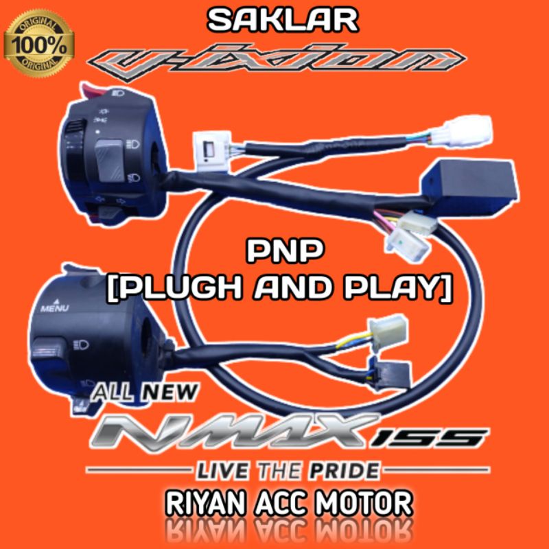 Jual Saklar Kiri Vixion Di Custom PNP Yamaha ALL NEW NMAX 2020 dan NMAX ...