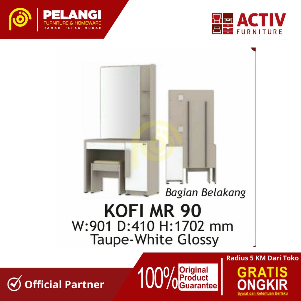 Jual Meja Rias Activ Kofi MR 90 | Meja Rias Kekinian | Meja Rias Murah ...