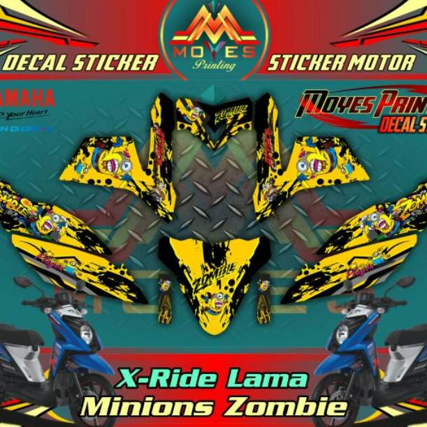 Jual Striping Decal Yamaha X-Ride Sticker Motor Decal Sticker X-Ride ...