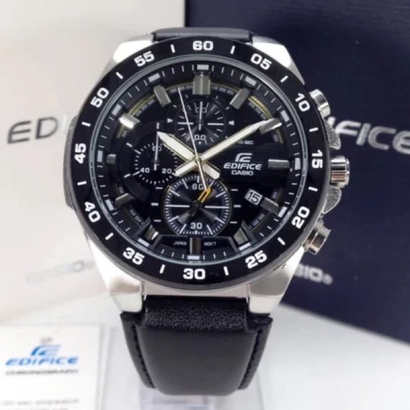 Jual Jam Pria Casio Edifice EFR 564 & EFR564 Ori BM Baterai Leather ...