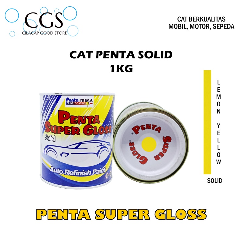 Jual Cat Penta LEMON YELLOW 322T 1 Kg - cat kuning lemon - cat mobil ...