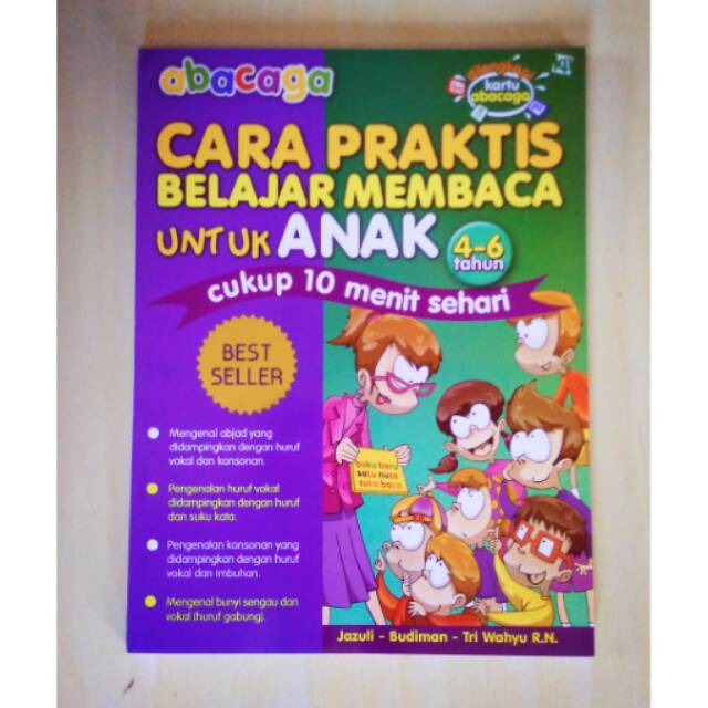 Jual ABACAGA Cara praktis belajar membaca utk anak 4-6th. AGR | Shopee ...