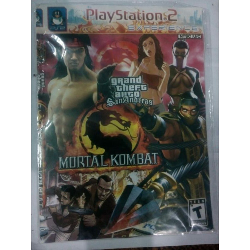 Jual Kaset CD game PlayStation 2 MORTAL KOMBAT dan grand THEFT AUTO - CD game ps2 mortal Kombat ...