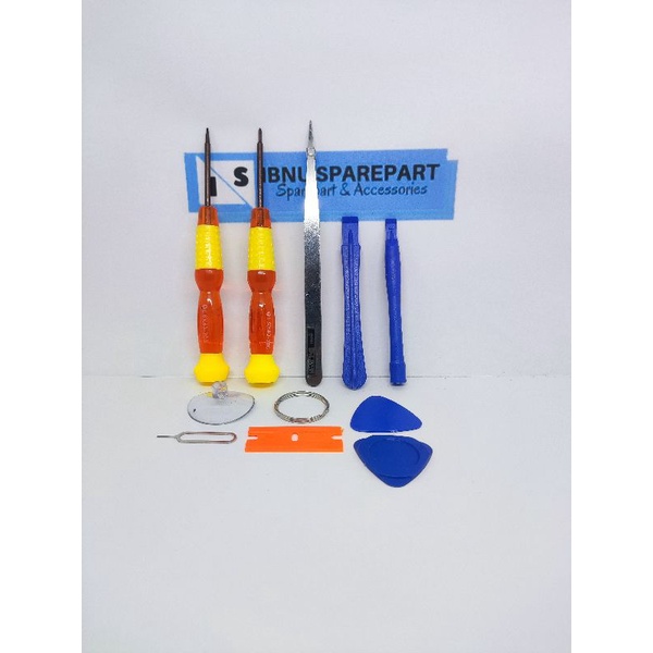 Jual Alat Service Tools Kit Pembuka HP Touchscreen Obeng Set 10 in 1 ...